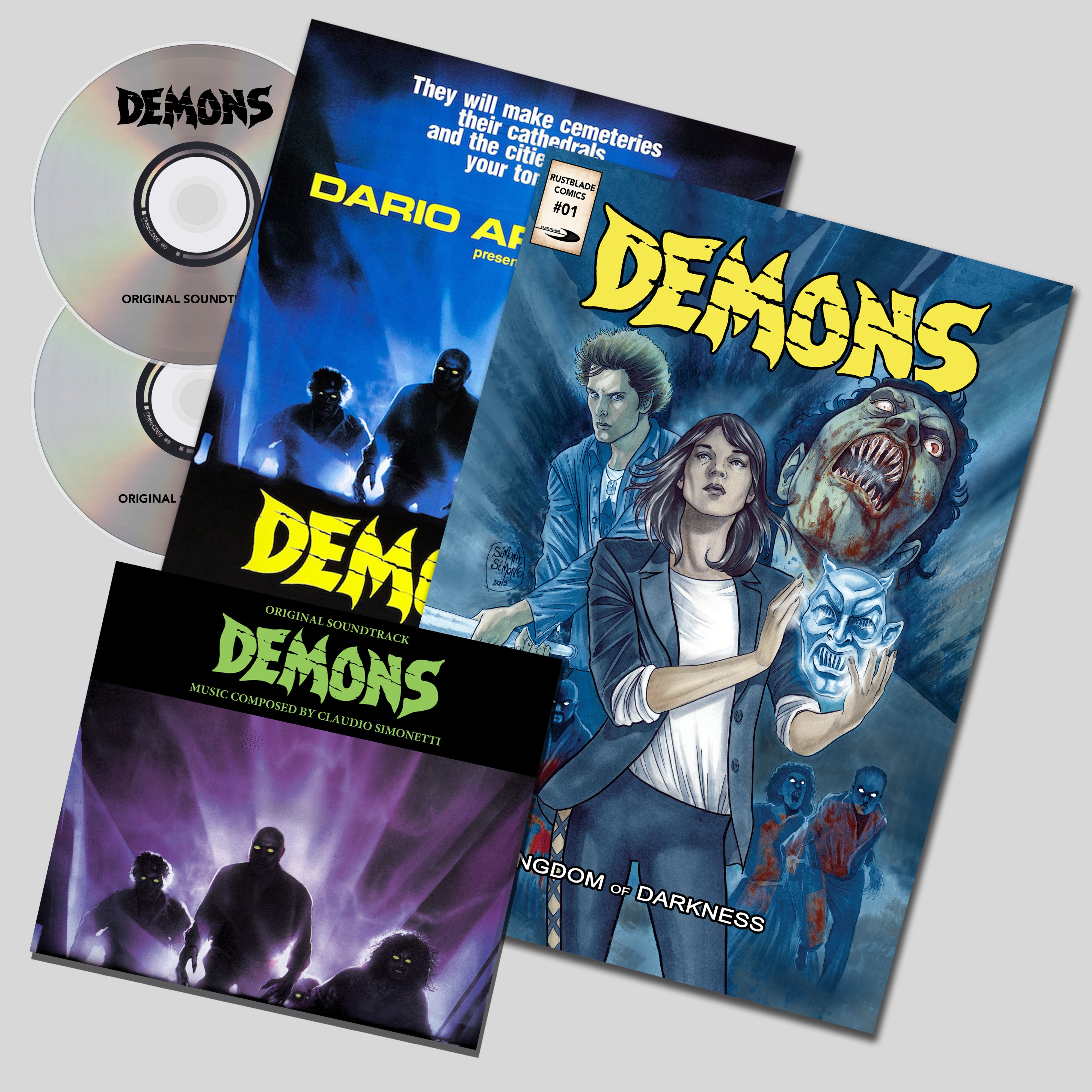 Claudio Simonetti - Demons Special Edition Double CD + Comic Book + Po